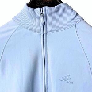 adidas | Jackets & Coats | Adidas Womens S Full Zip Baby Blue Track ...